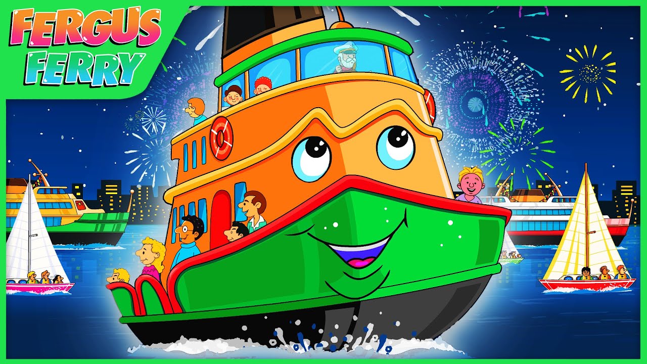 Ep. 5 'Fergus Ferry at the Fireworks' | Boats for Children | Cartoons ...