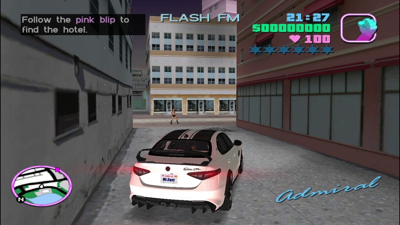 GTA Vice City Mission 1 New Cars - YouTube