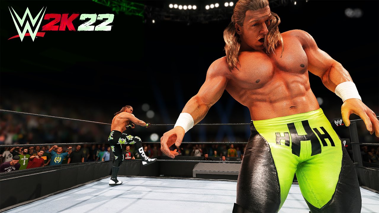 WWE 2K22 Triple H '98 DX Vs Shawn Michaels '97 DX Ultra HD - YouTube