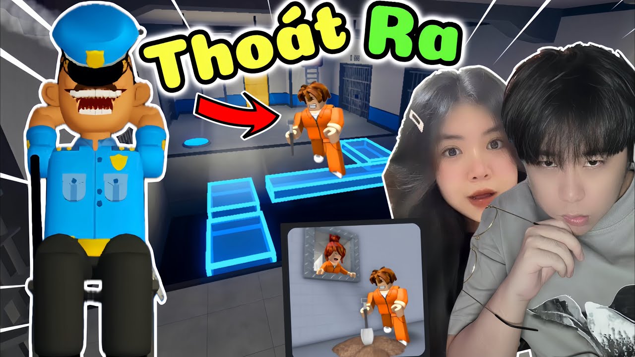 Lần đầu chơi game đồng đội thoát khỏi nhà tù cùng nhau trong Roblox ...