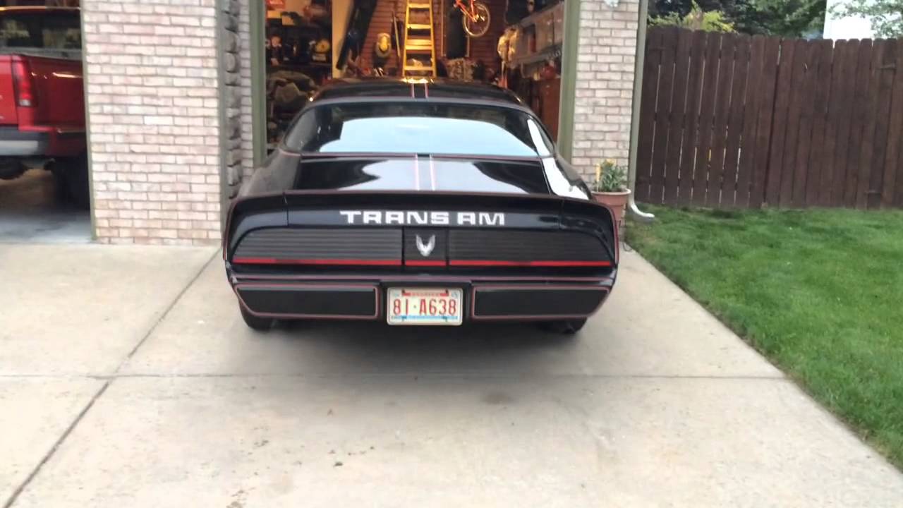 1981 Trans Am with original exhaust #2 - YouTube