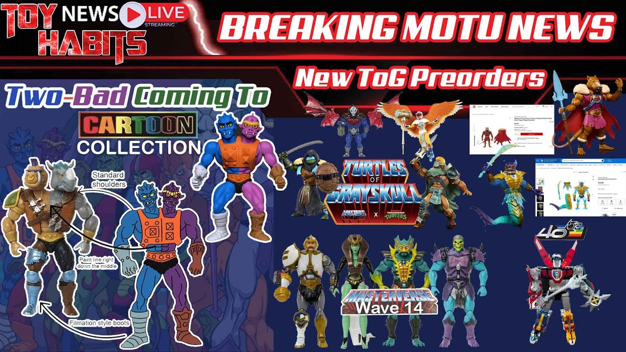 Two-Bad Coming to MOTU Origins Cartoon Collection + ToG Splinter ...