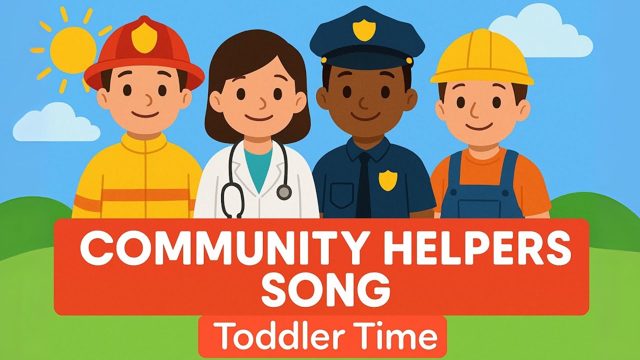 Community Helpers Song! 🚒👩‍⚕️🚓👷‍♂️ | Toddler Time - YouTube