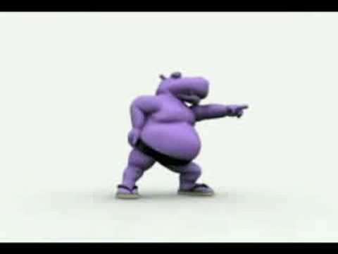 funny video - kozo dancing hippo - YouTube