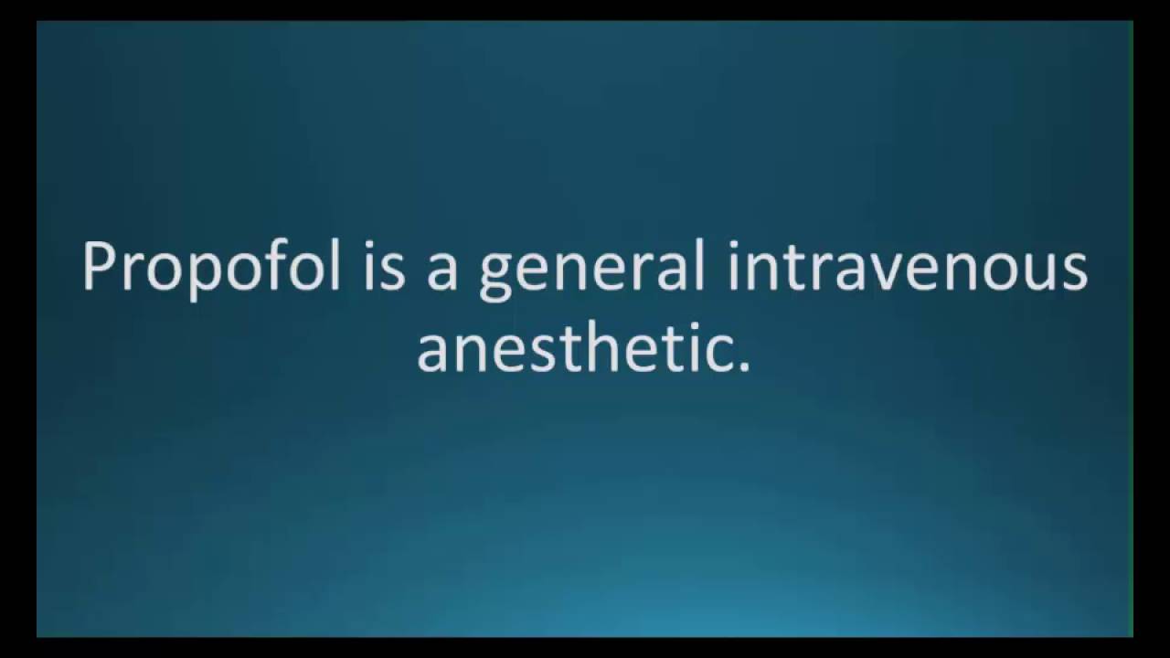 How to pronounce propofol (Diprivan) (Memorizing Pharmacology Flashcard ...