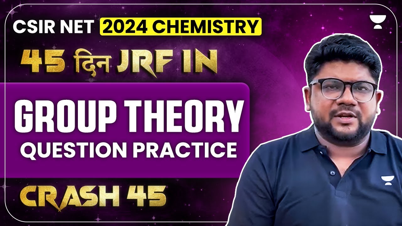 CSIR NET Chemistry PYQ Practice | Group Theory PYQ CSIR NET | Kuldeep Garg #csirnetchemistry ...
