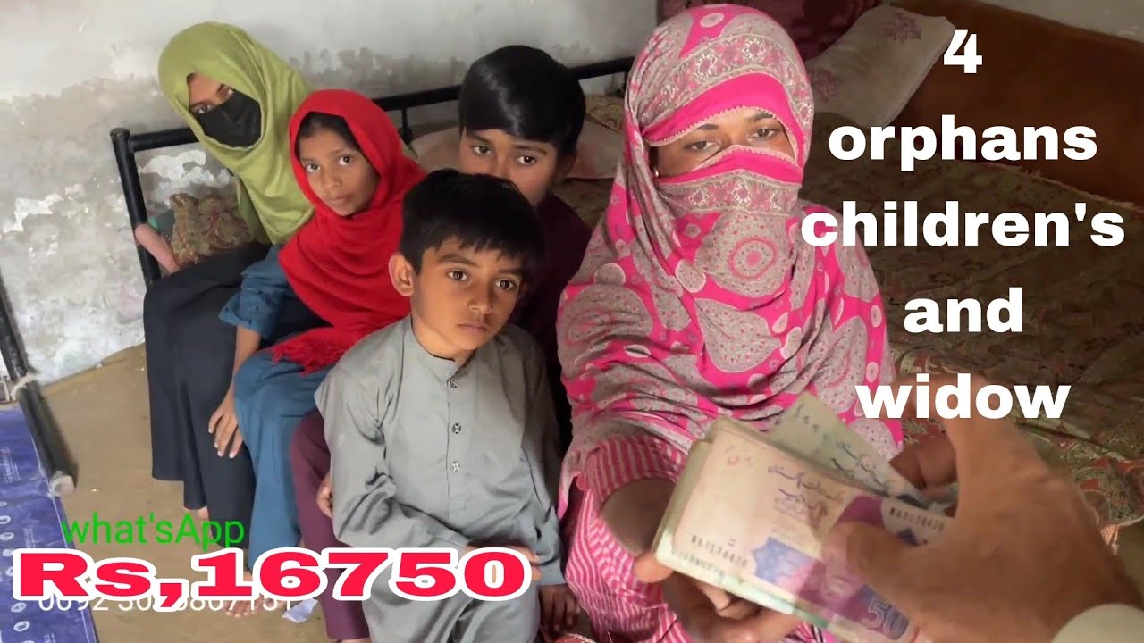 Poor orphans children's and widow need your help|rah e insaniyat|poor families need your help ...