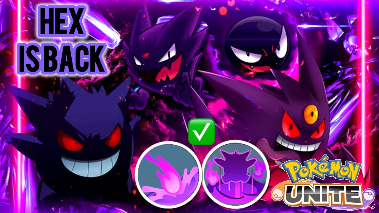 Gengar Hex is Back / Pokemon Unite Gameplay #pokemonunite #gengar - YouTube