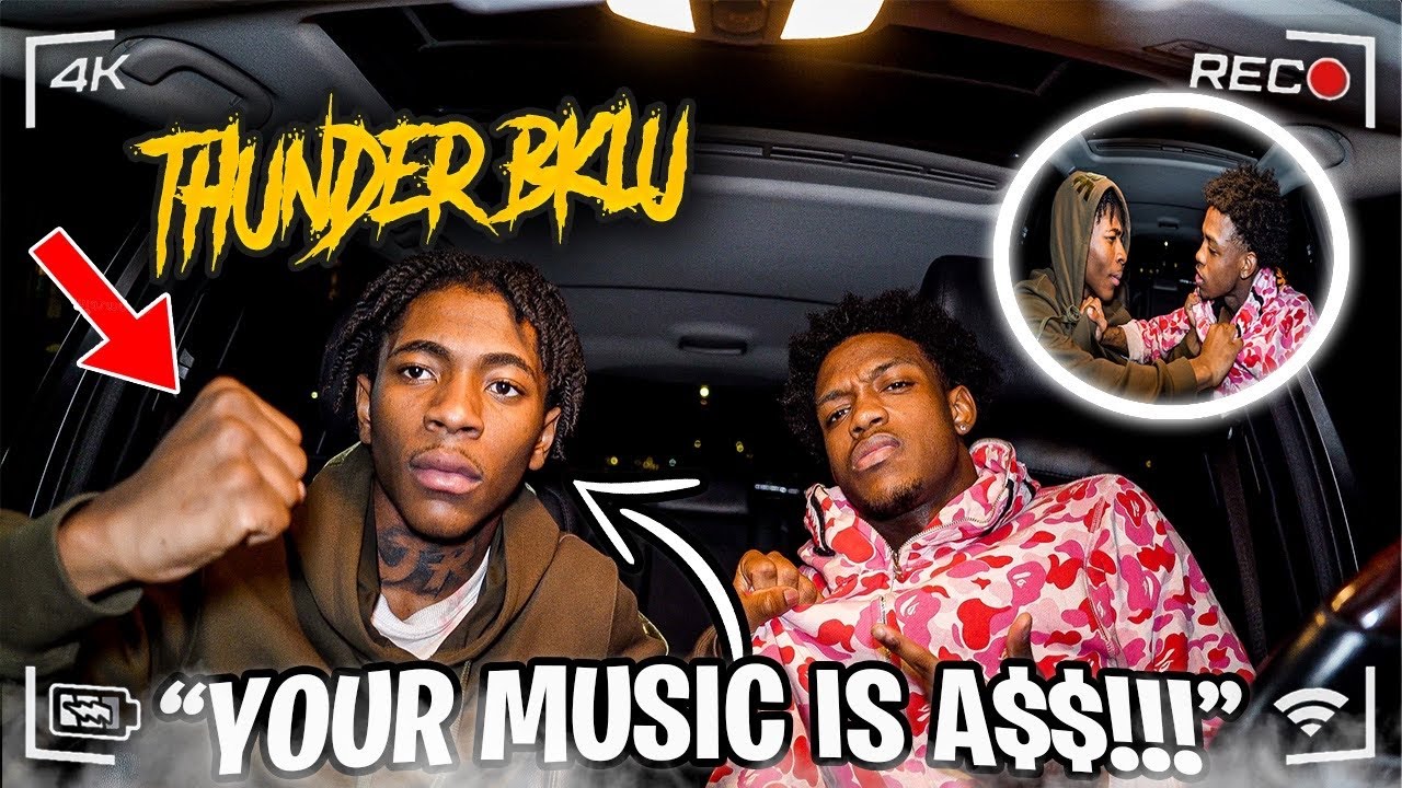 I Told Thunder Bklu His Music Is Trash!! *GONE WRONG* - YouTube