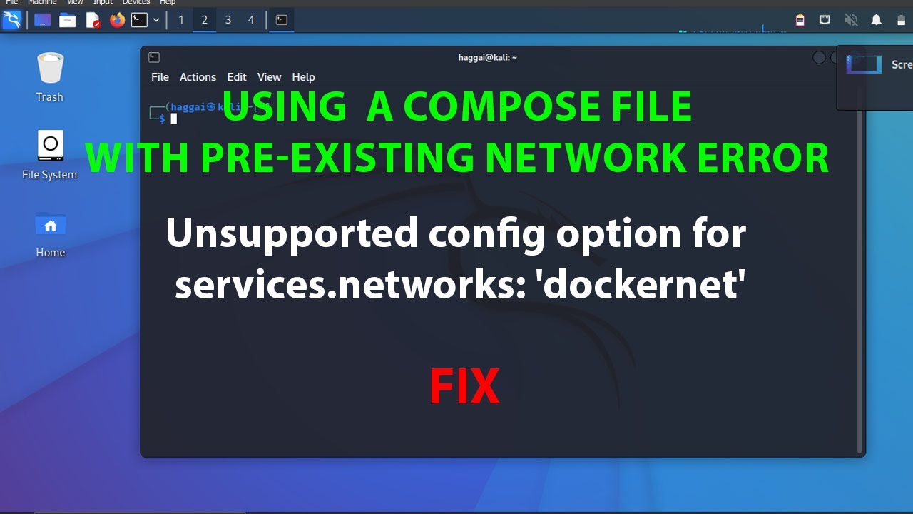 Debian Error Fix Unsupported Config Option For Works Dockernet Youtube