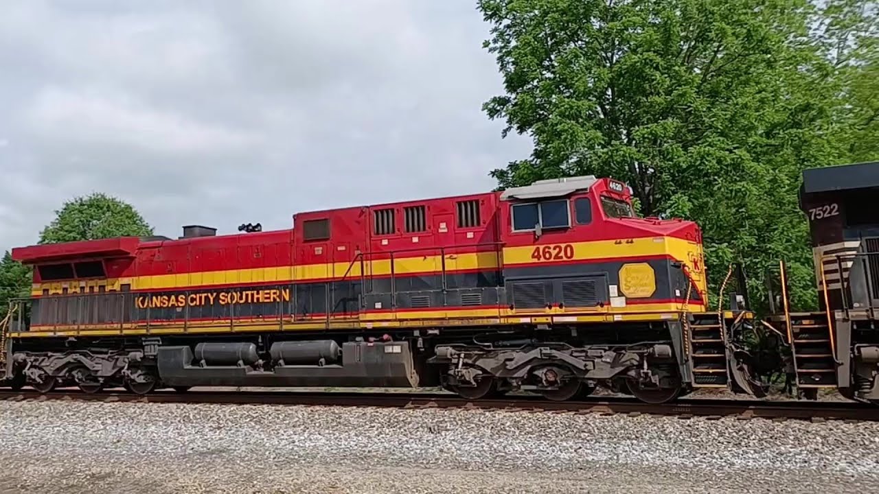 Surprise NS #1842 w/Kansas City Southern #4620 mdpu/Amazing BEASTs BNSF led #6608 -283 & #5263 ...