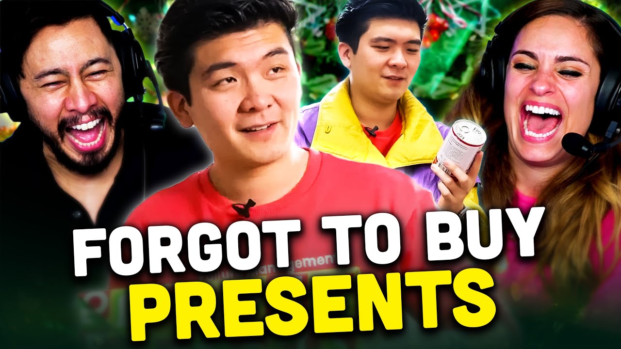 When you FORGET to buy Christmas Gifts REACTION! | Steven He - YouTube