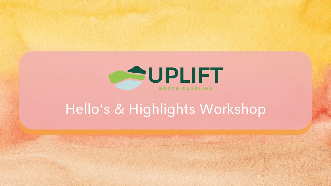 Hello's & Highlights Workshop - YouTube
