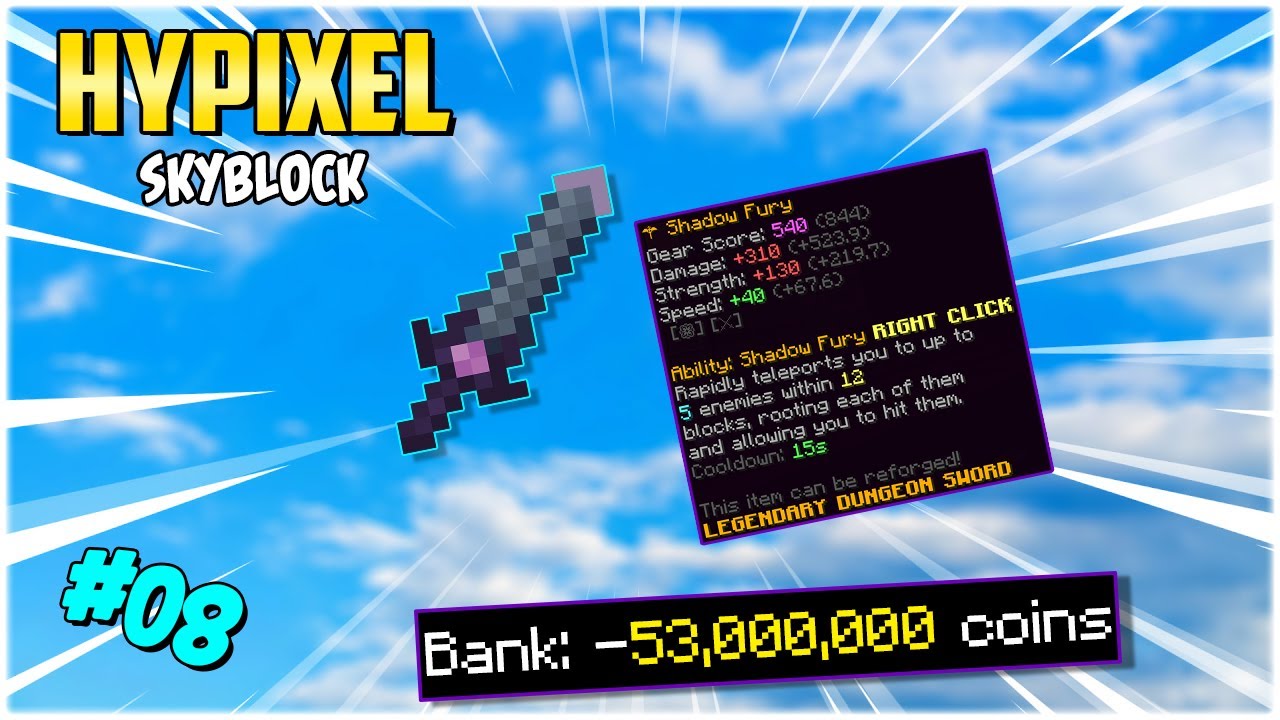 FINALLY I GOT BEST SWORD IN HYPIXEL HOW? || Hypixel Skyblock Hindi | #8 ...