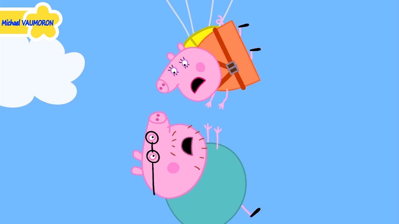 DADDY PIG BREAKS THE ROOF Peppa pig Cartoon for kids - YouTube