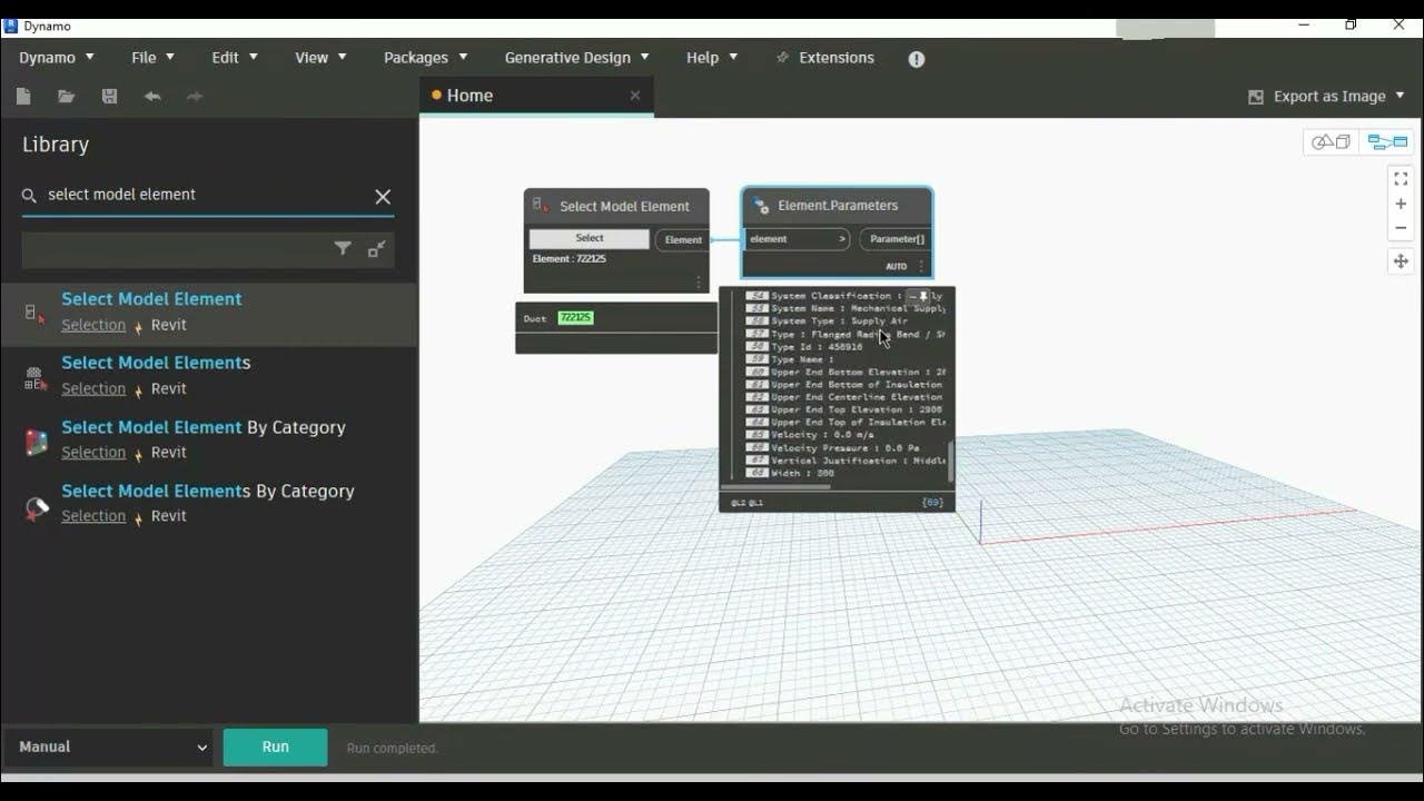 See Revit Element Parameters using dynamo | Dynamo For Beginner Tutorial | Revit Helps - YouTube