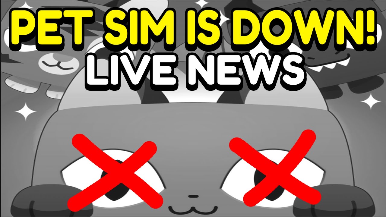 🔴Pet Simulator X is DOWN! Live News (waiting until its back up) - YouTube