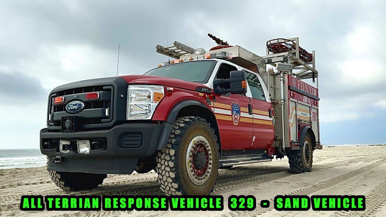 🌟 FLEET FRIDAY 🌟 FDNY ALL TERRAIN RESPONSE VEHICLE 329 ~ SAND VEHICLE ...