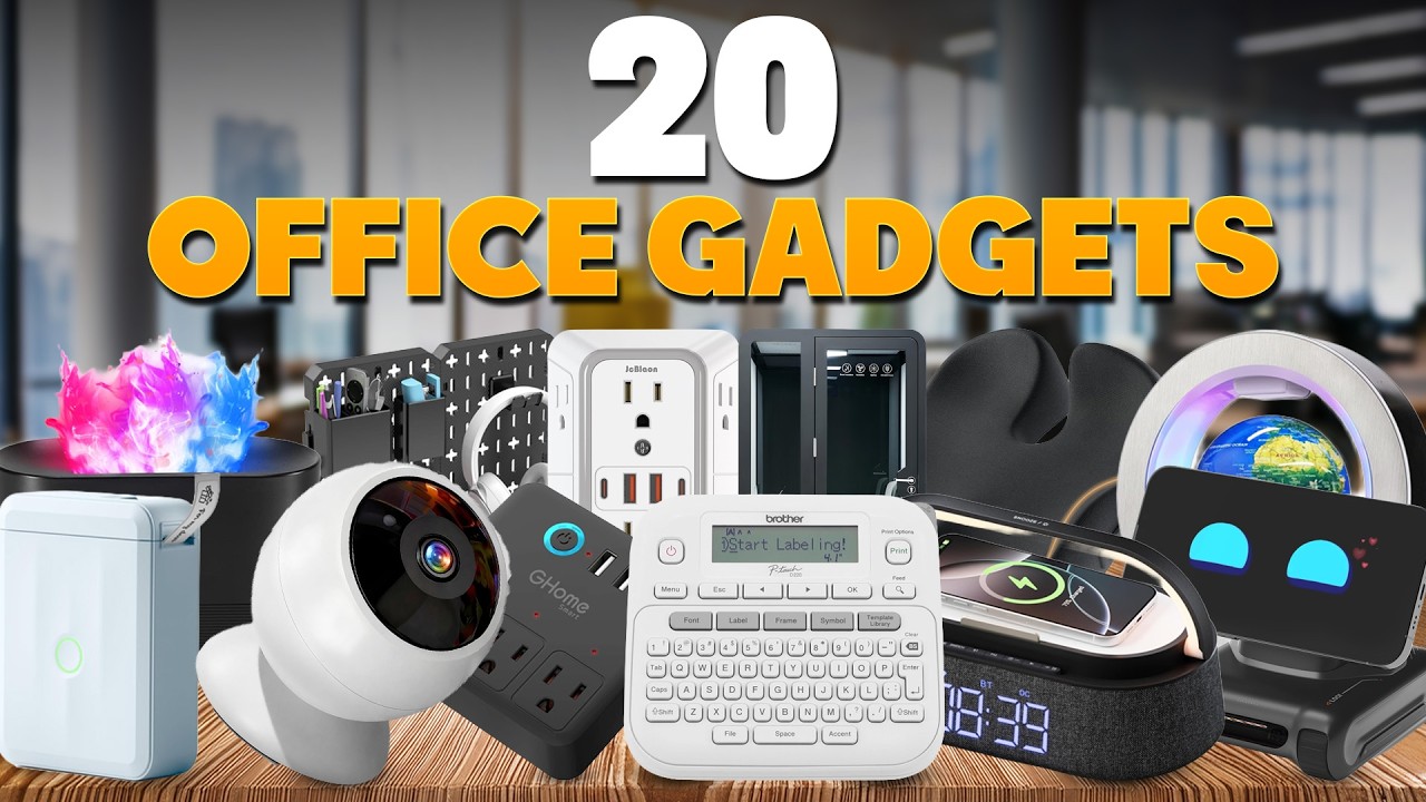 20 Office Gadgets That Upgrade on Amazon Your Workspace Instantly - YouTube