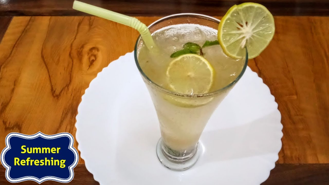 Refreshing Masala Lemon Soda | Mint Mojito Recipe | Indian Lemonade ...