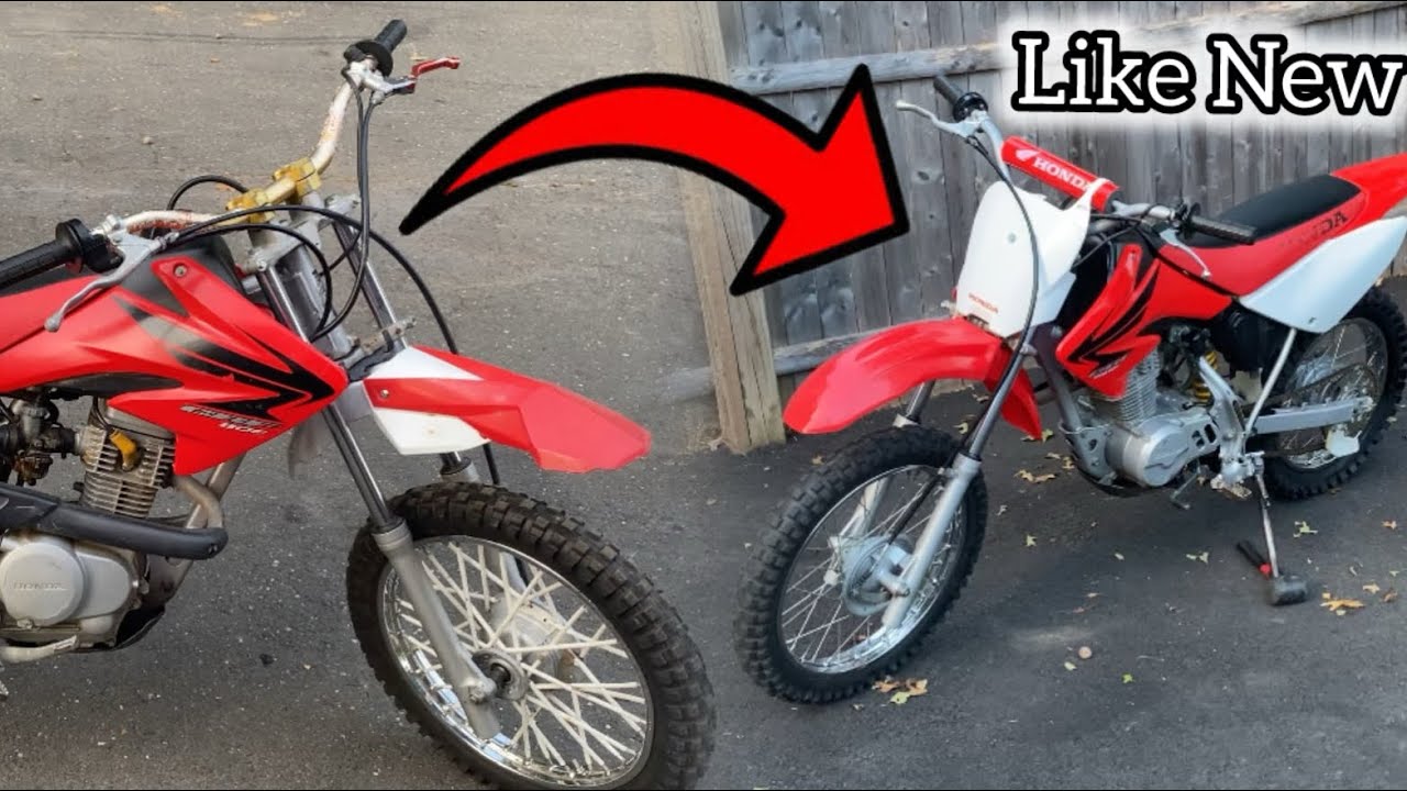Super Cheap CRF 80 Restoration - YouTube