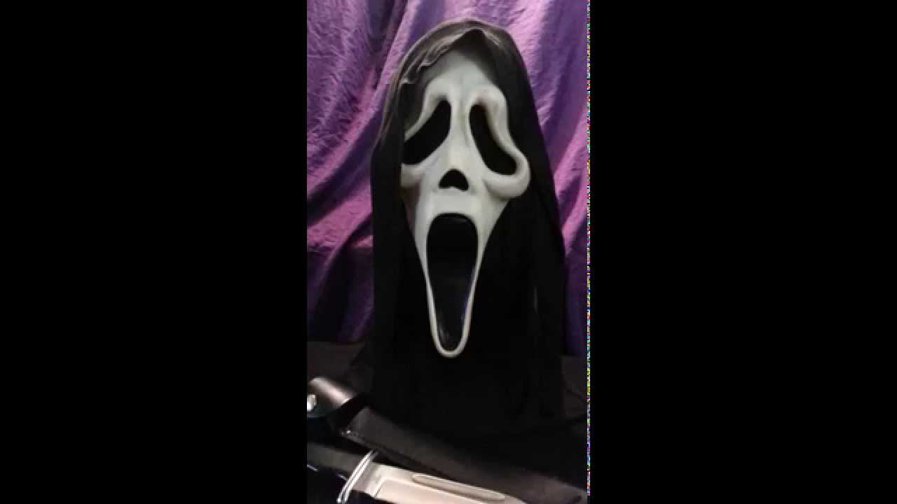 Scream Fantastic Faces Fun World Div.Stamped Ghostface Mask - YouTube