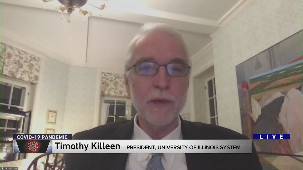University of Illinois President Timothy Killeen discusses COVID-19 on ...