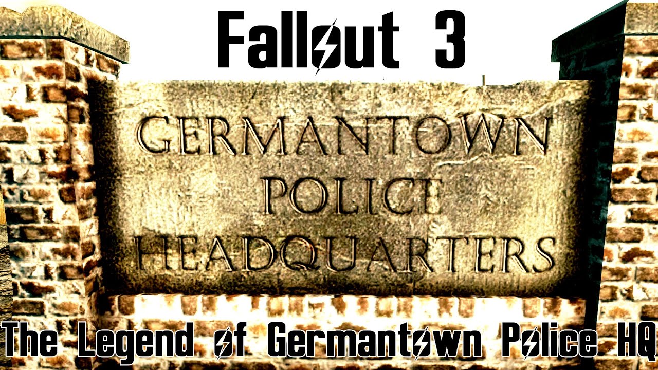 Fallout 3- The Legend of the Germantown Police HQ - YouTube