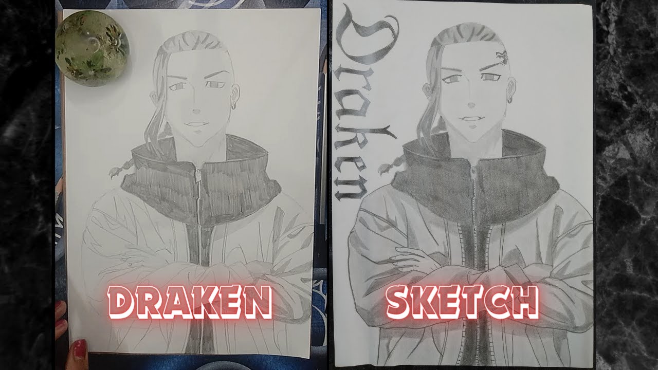 HOW TO DRAW DRAKEN | EASY STEP BY STEP | ANIME DRAWING | TOKYO ...
