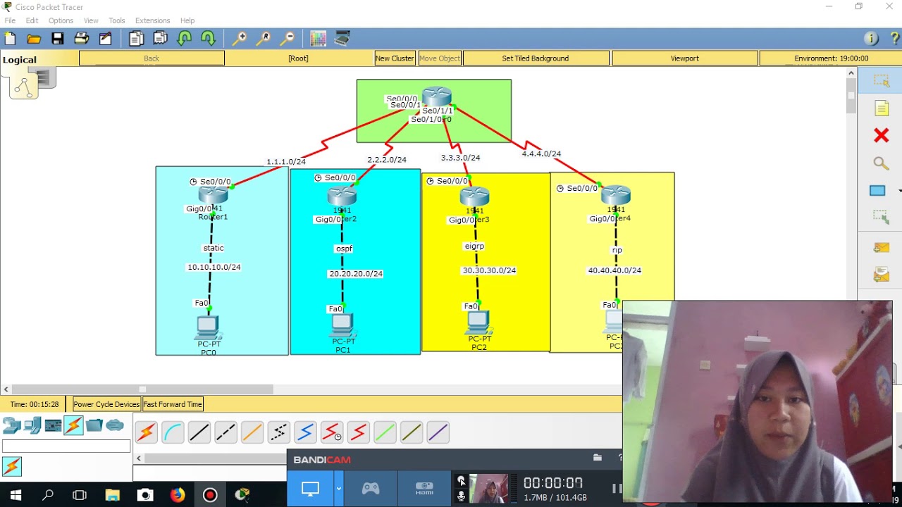 redistribute routing static,ospf,eigrp dan rip - YouTube