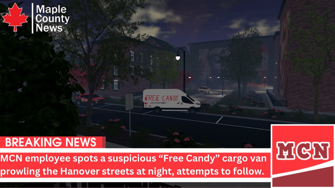 "Free Candy” cargo van spotted prowling the Hanover streets at night ...