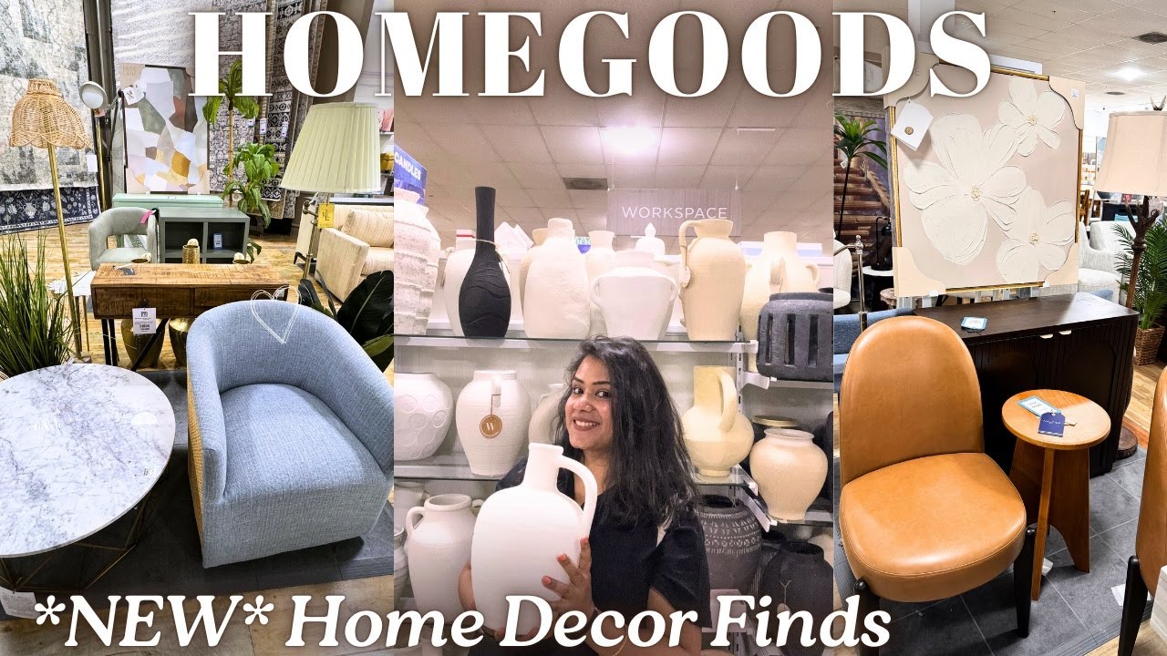 HOMEGOODS NEW HOME DECOR FINDS | HOMEGOODS SHOP WITH ME - YouTube