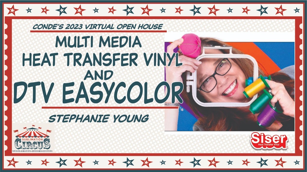 Multi Media Heat Transfer Vinyl and DTV EasyColor™ - YouTube