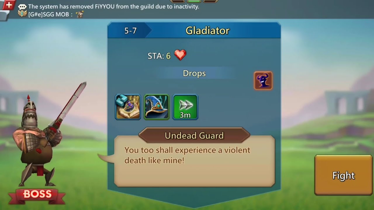 Lords Mobile | Dark Curse 5 - 7 Gladiator F2P (ANDROID, IOS) - YouTube