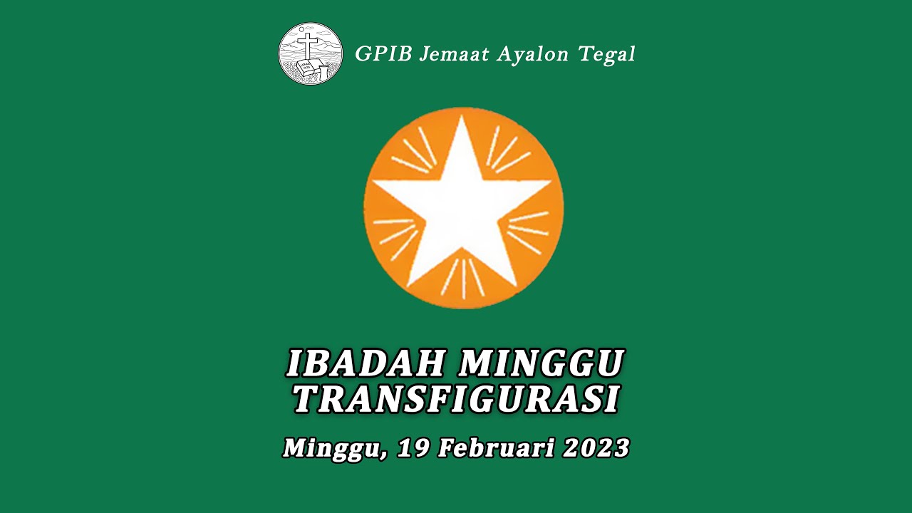IBADAH MINGGU TRANSFIGURASI, MINGGU, 19 FEBRUARI 2023 (LIVE) - YouTube