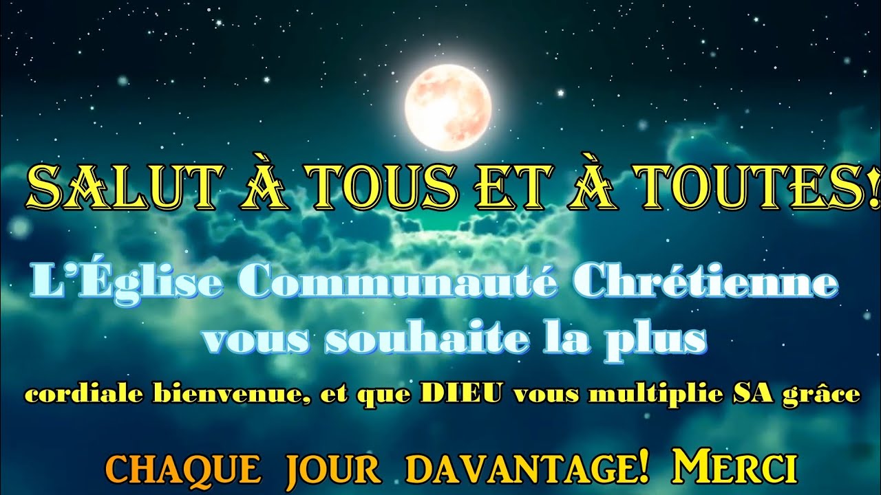 EGLISE COMMUNAUTE CHRETIENNE LIVE CULTE DIMANCHE 30 MAI 2020 - YouTube