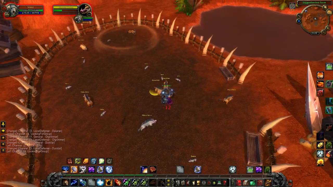 WoW Cataclysm Beta: Shaman Earthquake Spell - YouTube