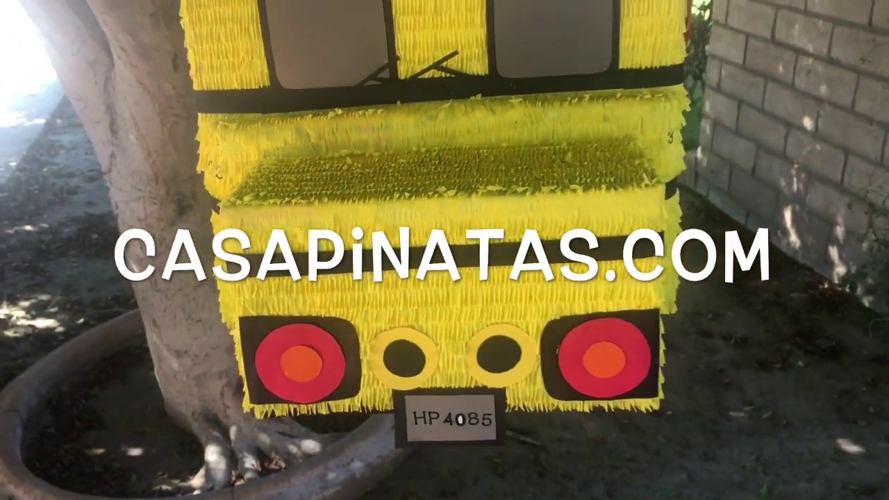 School Bus Piñata - YouTube