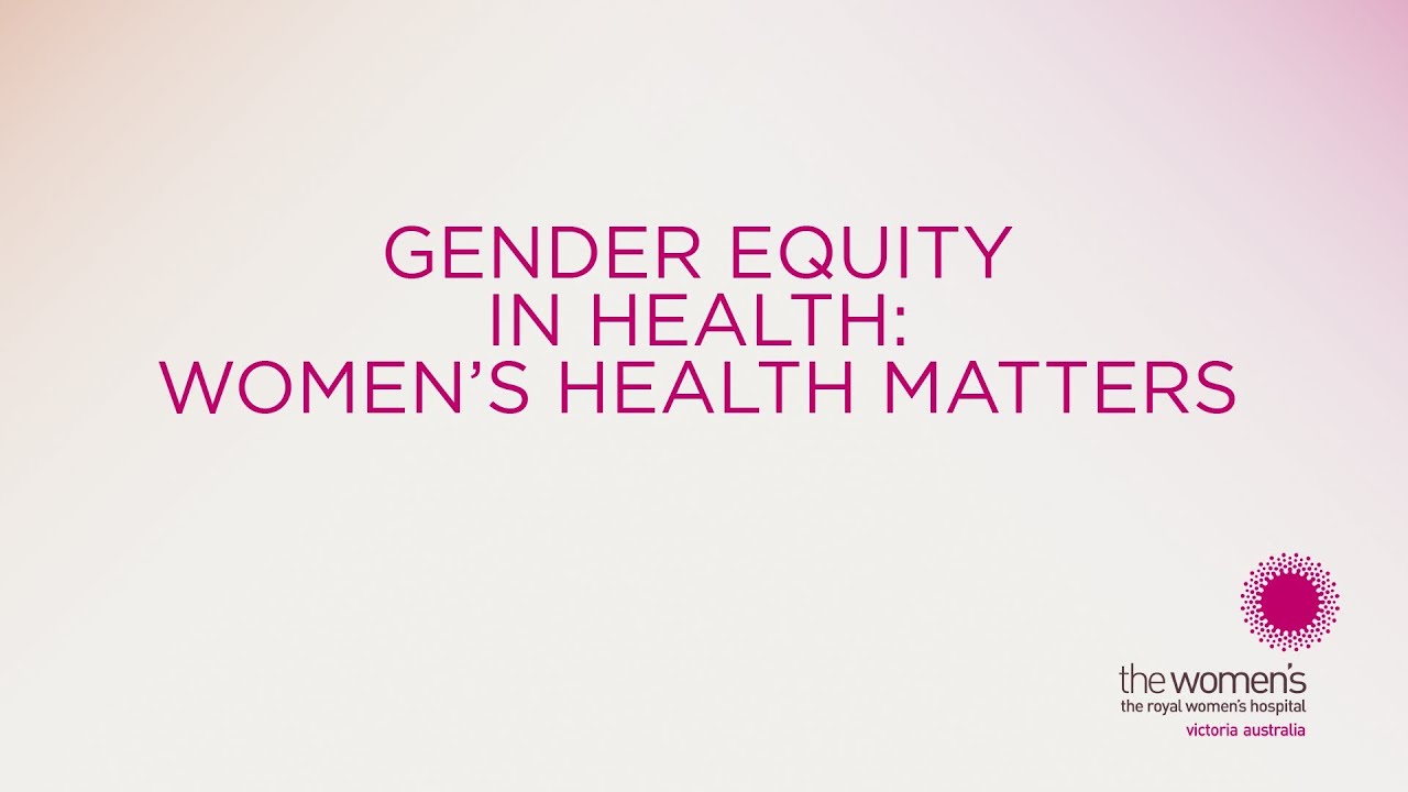 Gender Equity in Health - YouTube