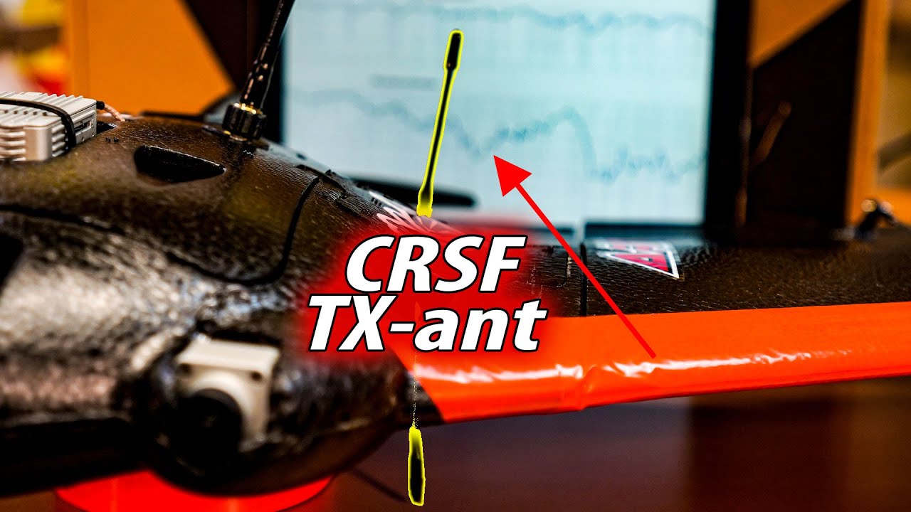 Crossfire RX Antenna horiz or vertical mount on a wing? #shorts - YouTube
