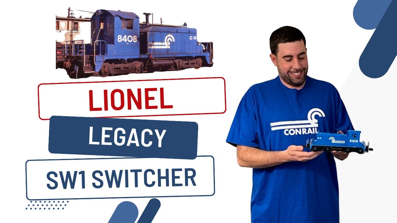 My Second Legacy Diesel !!! Lionel's Conrail SW1 Switcher - YouTube