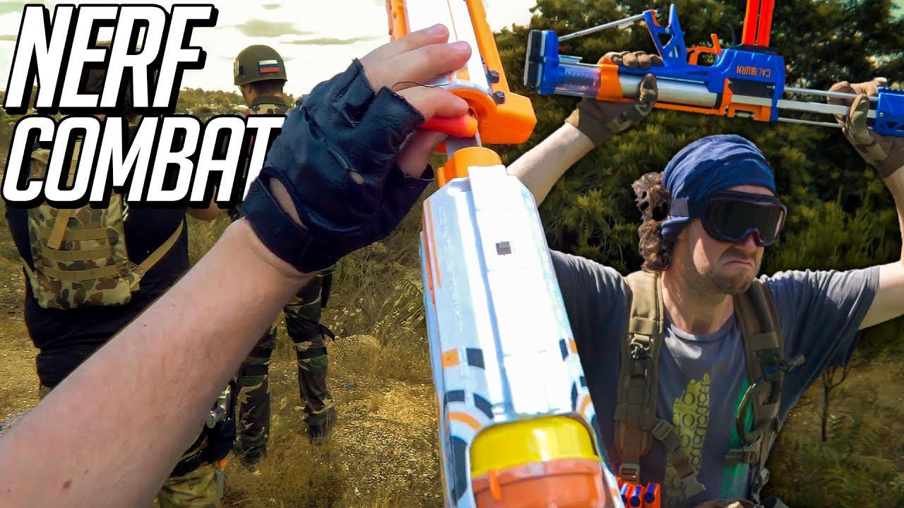 FIRST PERSON NERF War in the Bush | Nerf Combat Australia - YouTube