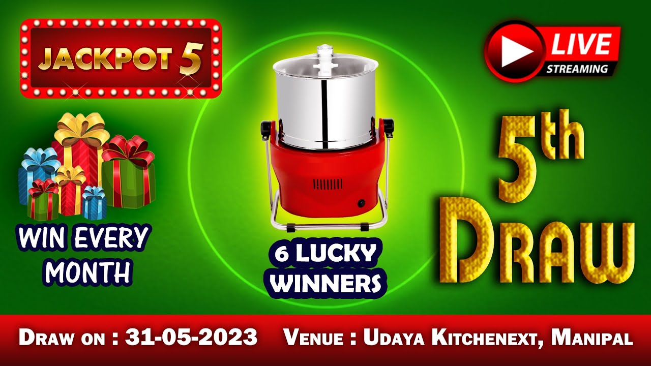 JACKPOT 5 | 5th DRAW | 6 Lucky Winners - YouTube