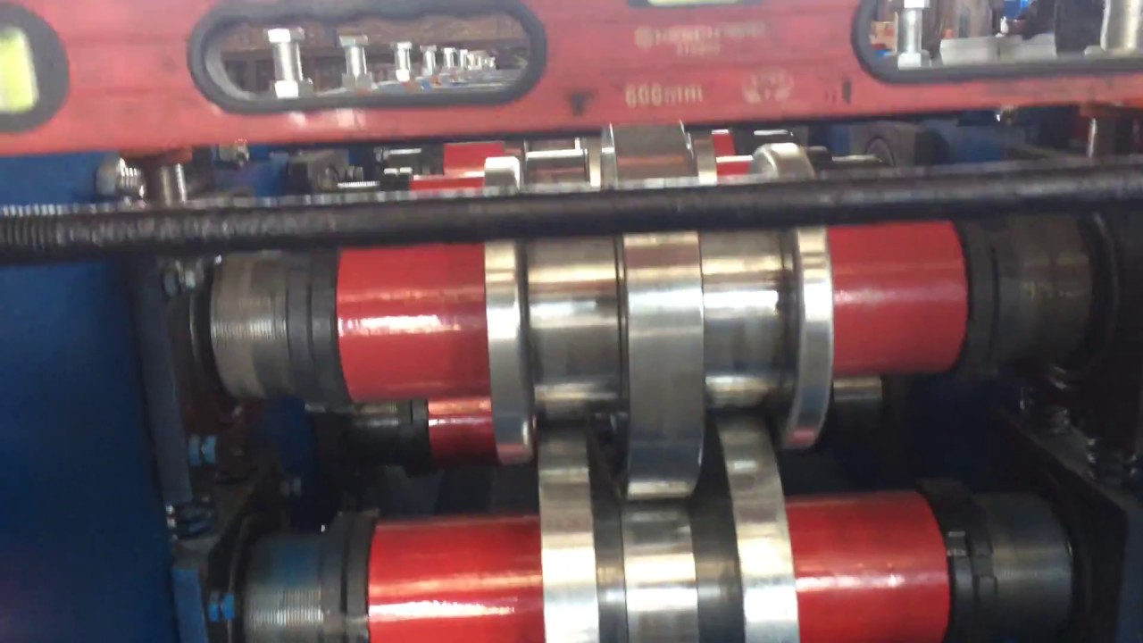 New design Barrel type corrugated sheet roll forming machine with auto ...