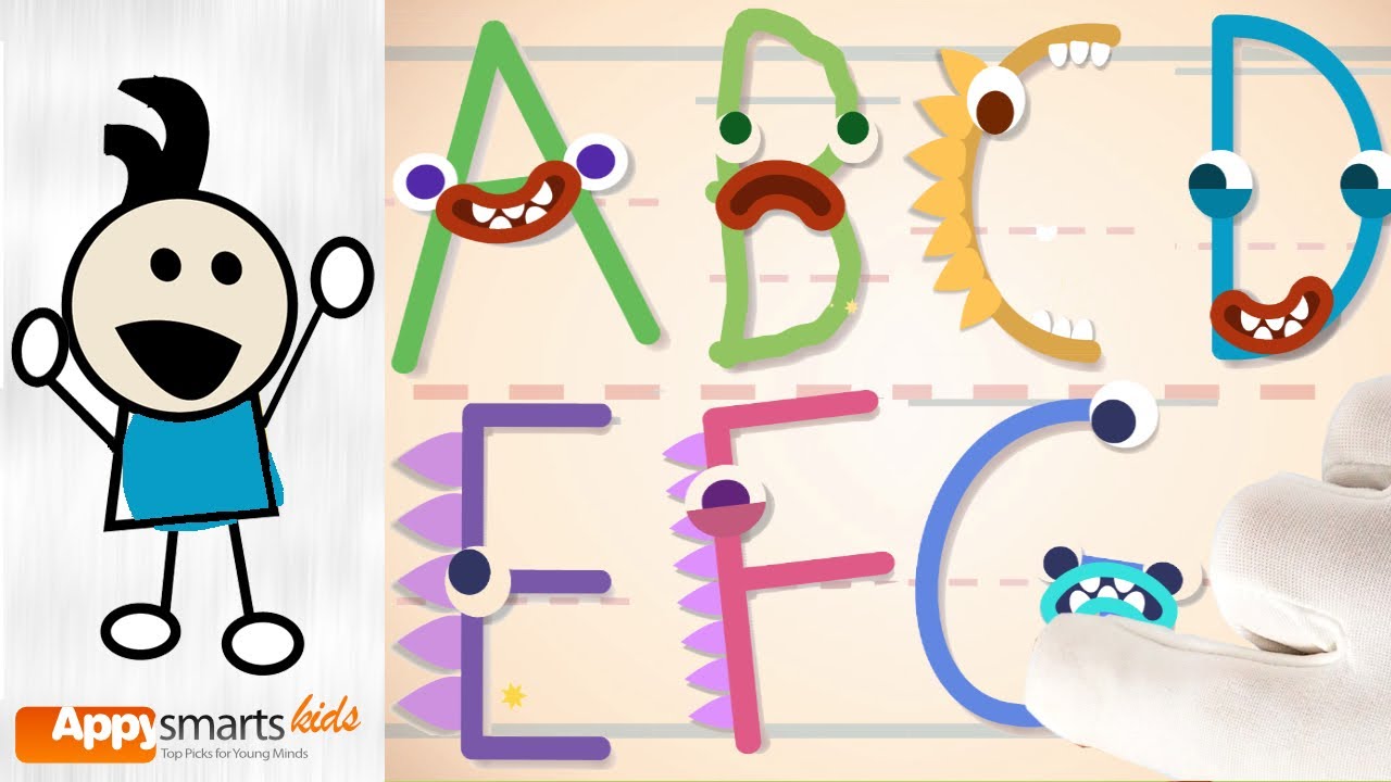 Endless Learning Academy: Tracing Letters A to H Kids App Demo by ...