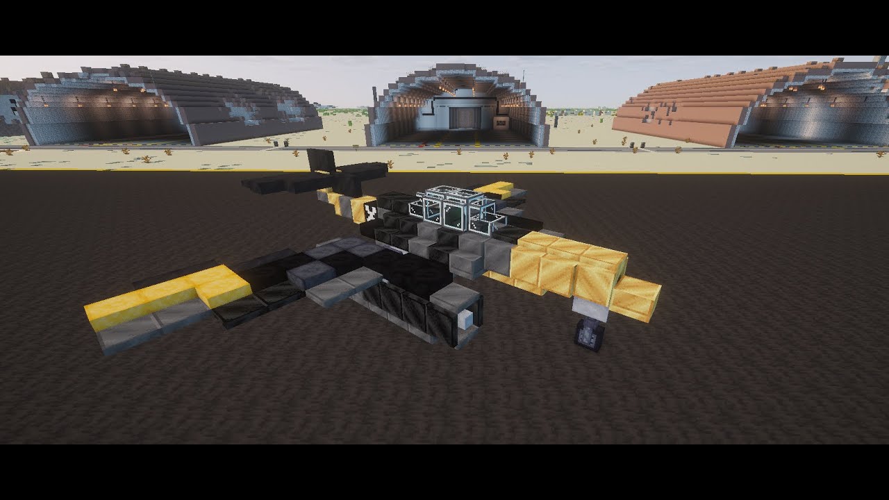 Me262 (with He280 paint) Minecraft Warium Mod - YouTube