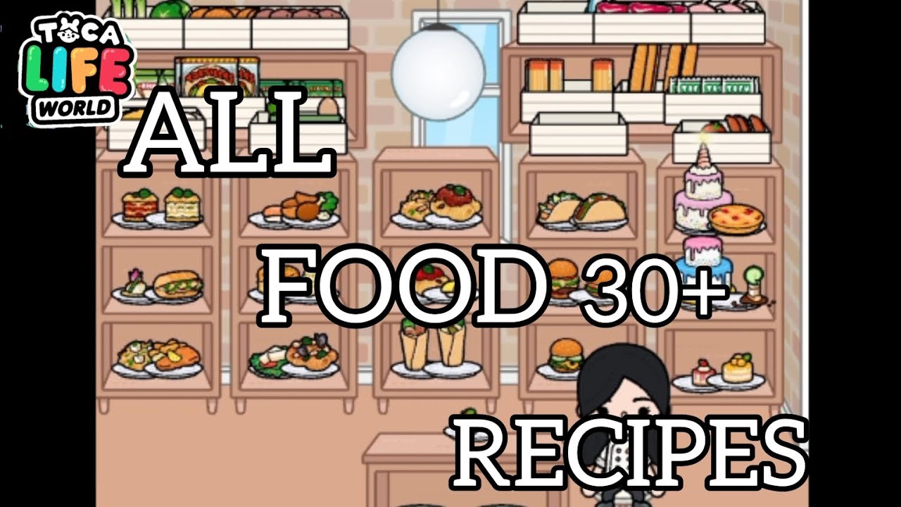 All Food Recipes In Toca Life World || 30+ Food Recipes In Toca Boca ...