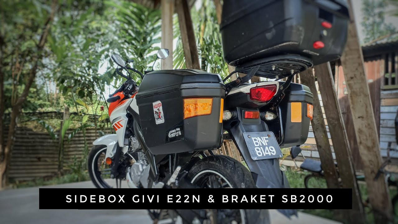 Cara Pasang Side Box Givi E22N & Braket Universal SB2000 Pada Fz150i ...