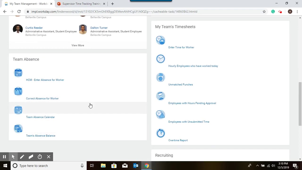 The Basics to Managing Time in Workday - YouTube