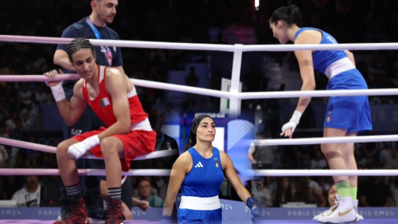 moment female boxer bursts into tears as she walks out of fight seconds ...